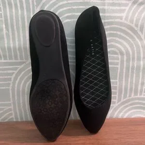 Kelly & Katie | Shoes | Kelly Katie Black Ballet Flats Womens Classic ...